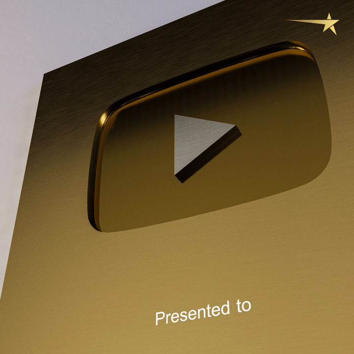 Awardly I Trophées YouTube personnalisés pour célébrer vos succès