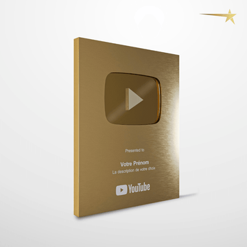 Awardly I Trophées YouTube personnalisés pour célébrer vos succès