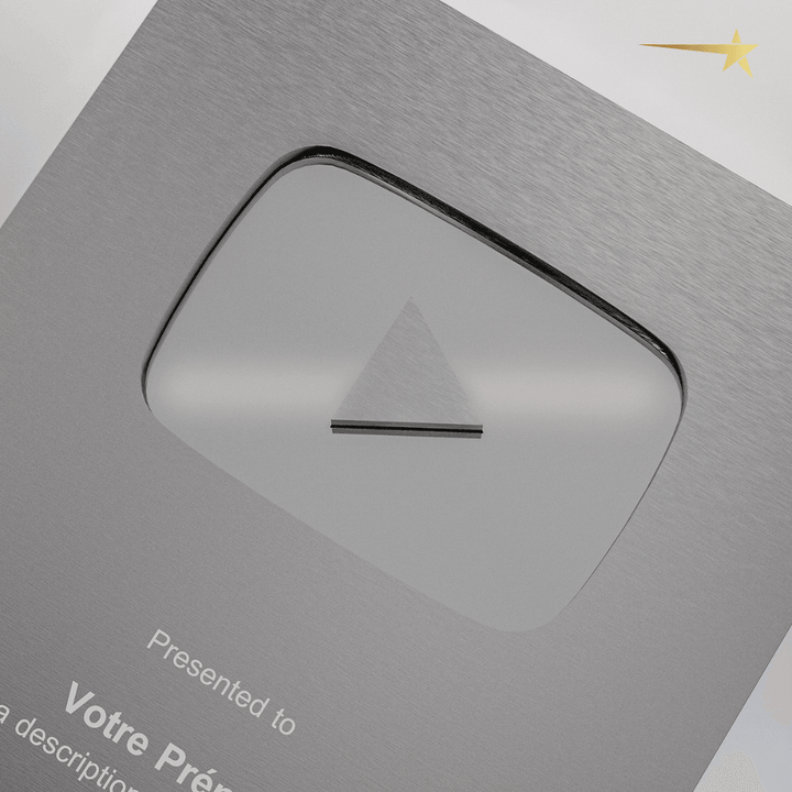 Trophée YouTube personnalisable – Awardly