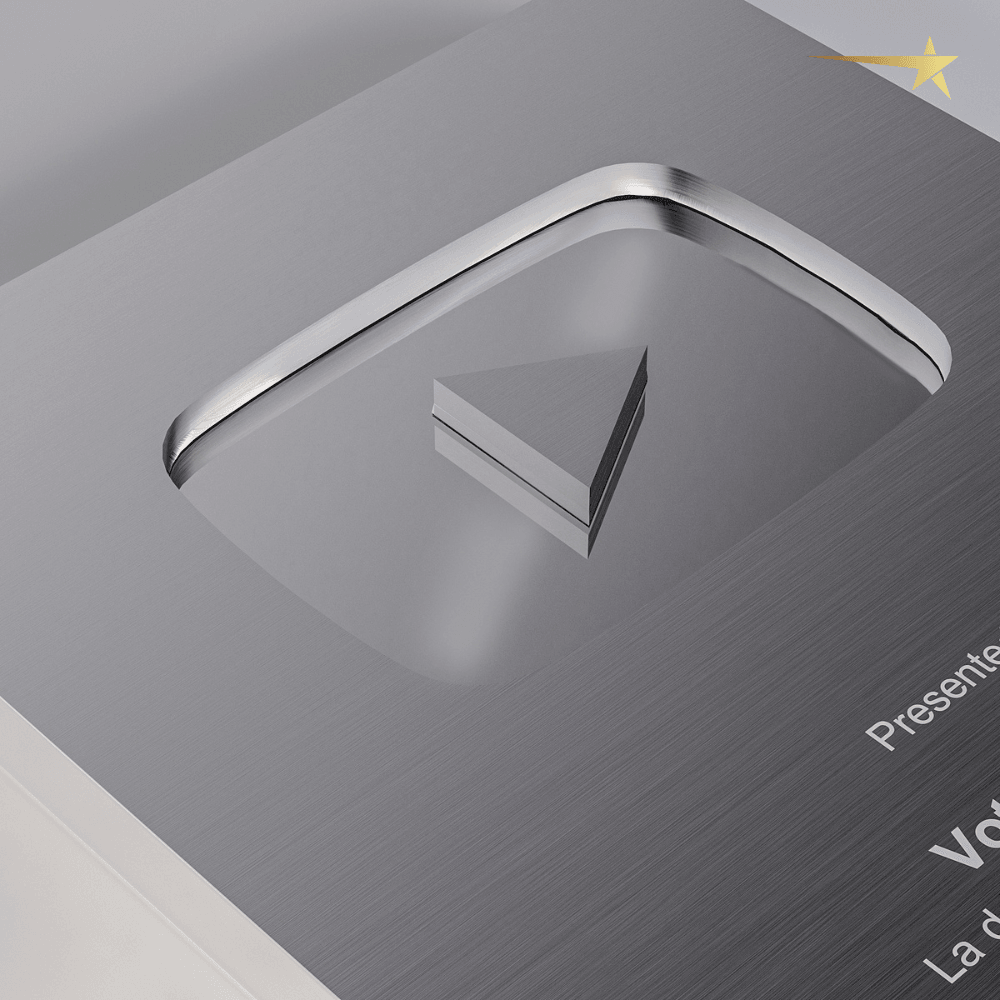 Trophée YouTube personnalisable – Awardly