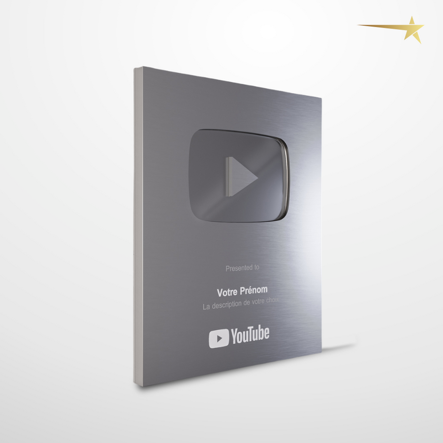 Trophée YouTube personnalisable – Awardly