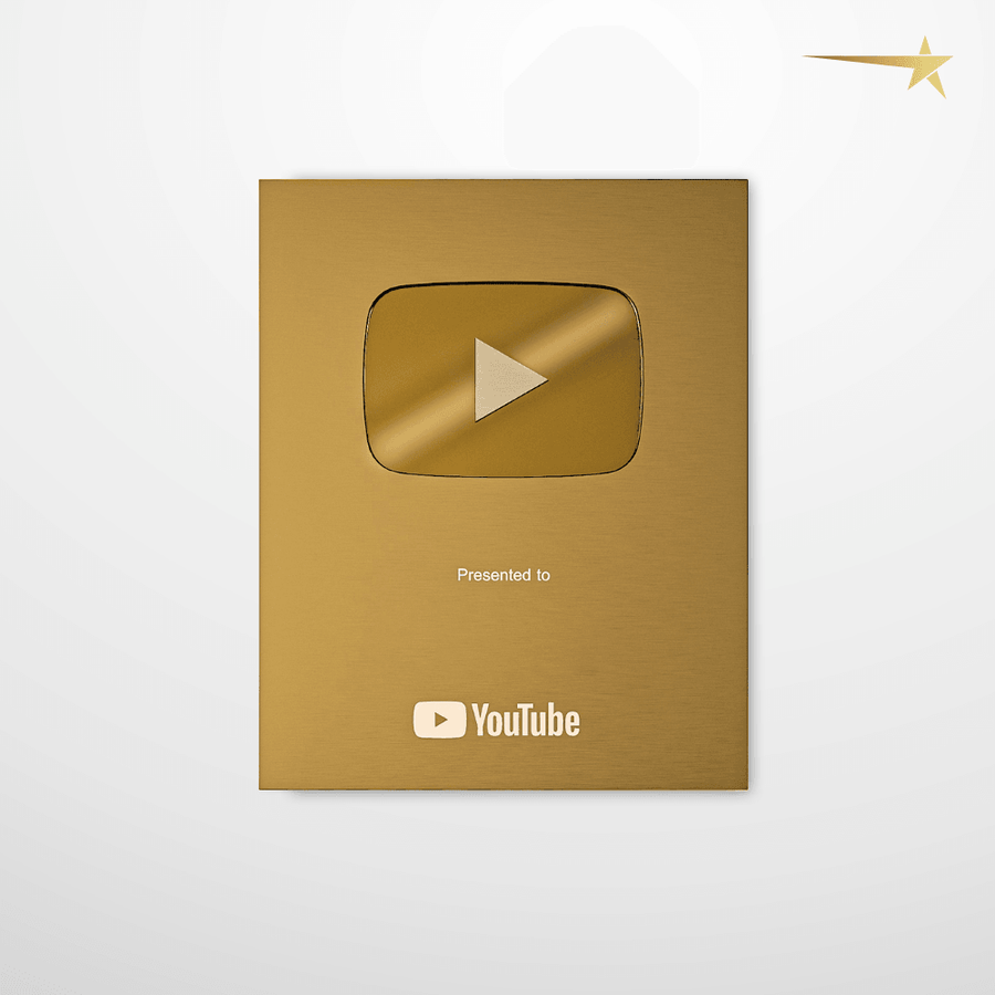 Trophée YouTube personnalisable – Awardly